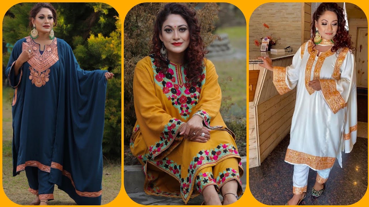 luxurious party wear dresses by bumbro closet //traditional kashmiri ...
