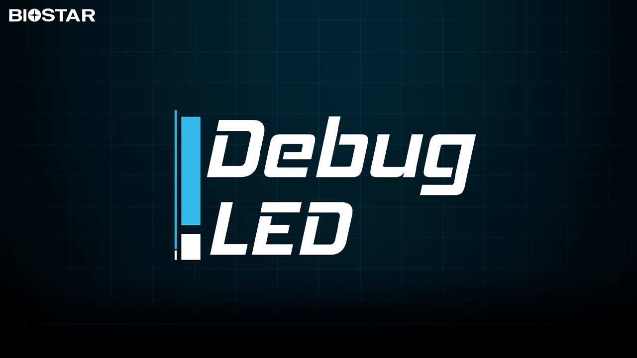 BIOSTAR Debug LED Introduction - YouTube