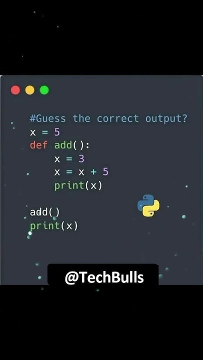 Guess The Correct Output Shorts Coding Codingchallenge Python Programming Techbulls