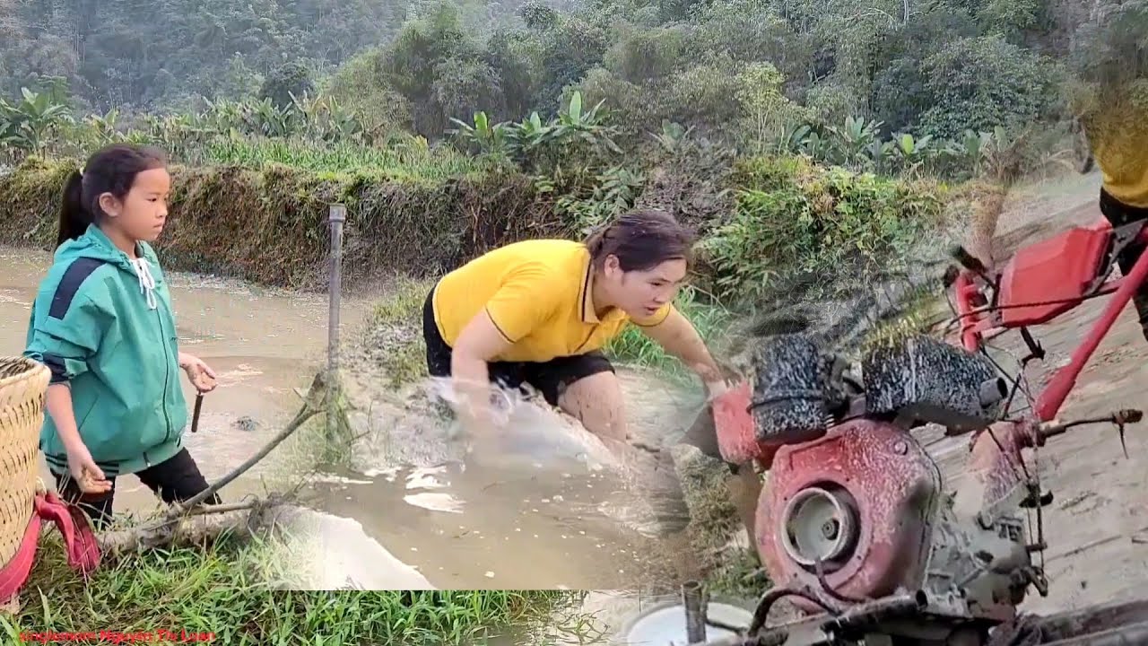 Single mother and poor girl working in the fields - YouTube