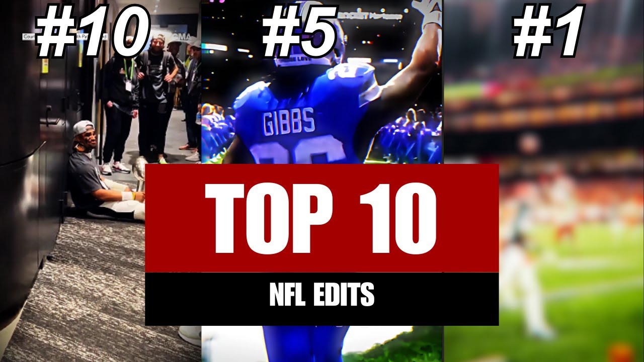 MY TOP 10 BEST NFL EDITS (30+ Million Views) - YouTube
