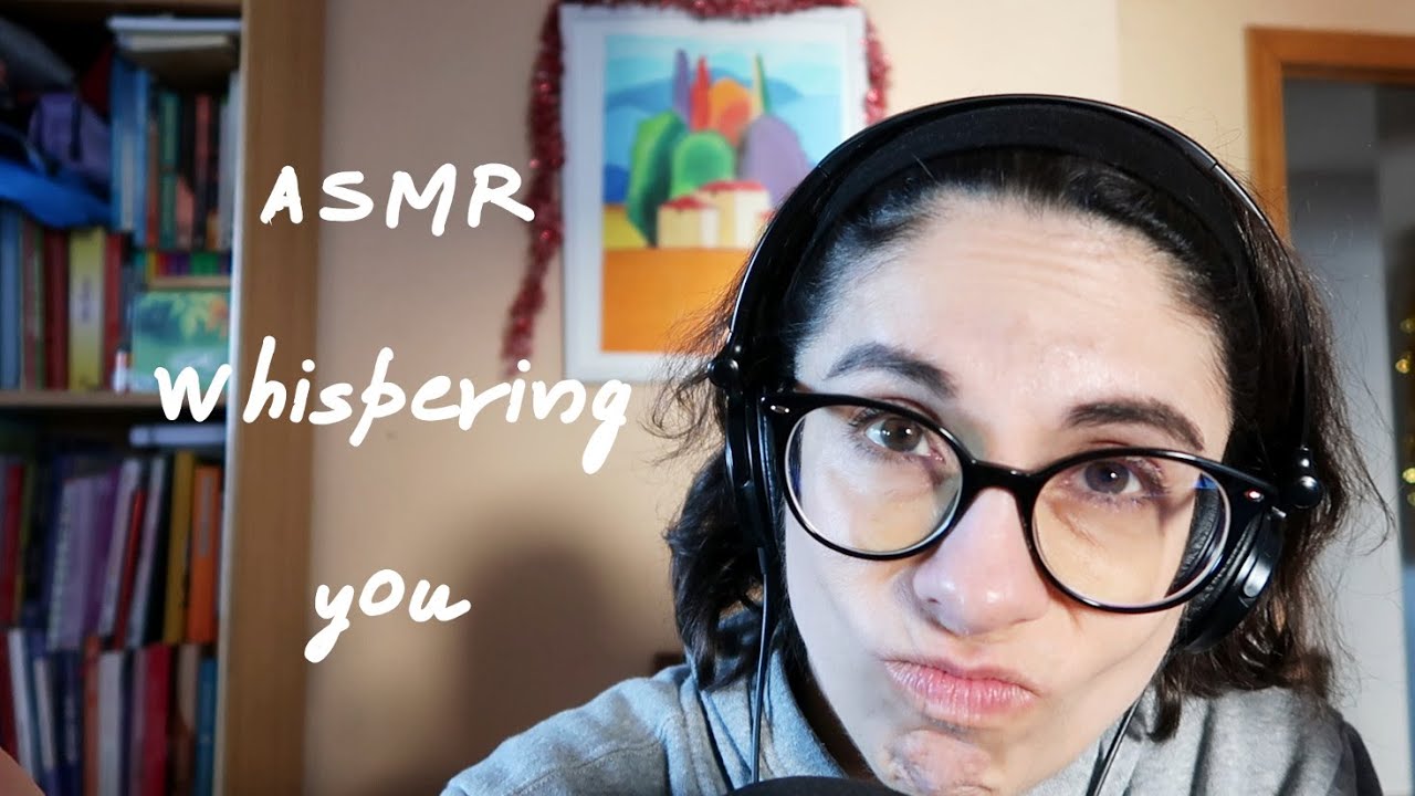 ASMR Talking with you and reading in English Whispering - YouTube