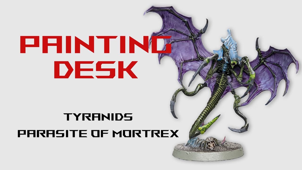 Painting Tyranids Parasite of Mortrex | Painting Desk Episode 03 - YouTube