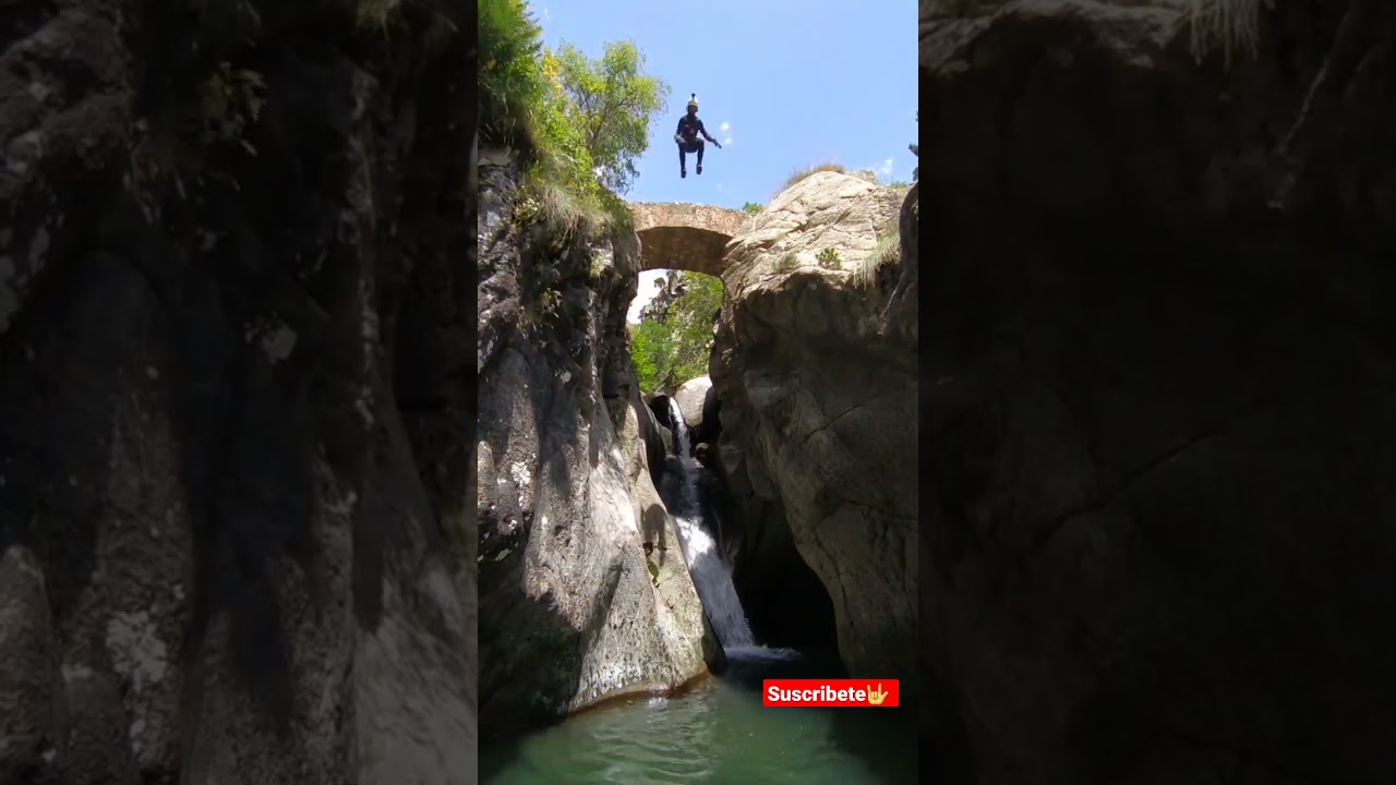 Waterfall Cliff Jumping - YouTube