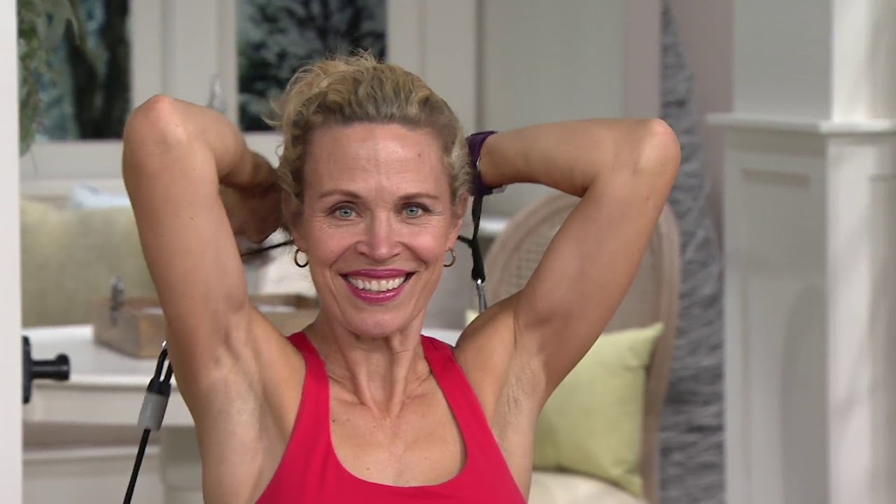 Chair Gym Total Body Workout with 3-Level Resistance on QVC - YouTube