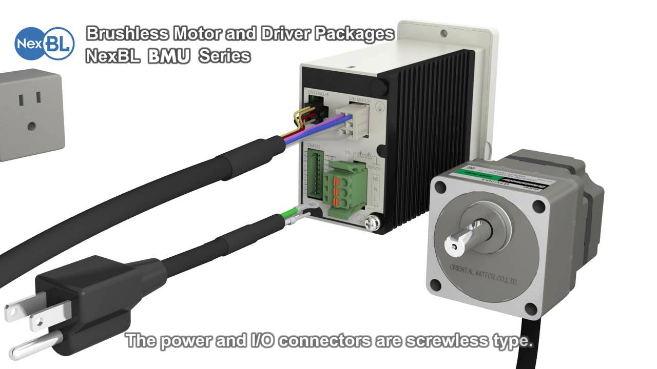 BMU Series Brushless DC Motor Wiring - YouTube