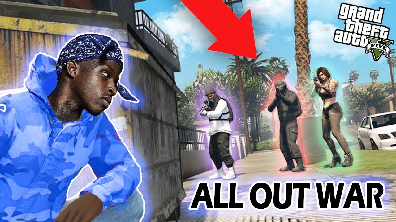 Quando Rondo SLIDES on EVERY GANG'S BLOCK on GTA RP! *CRAZY* - YouTube