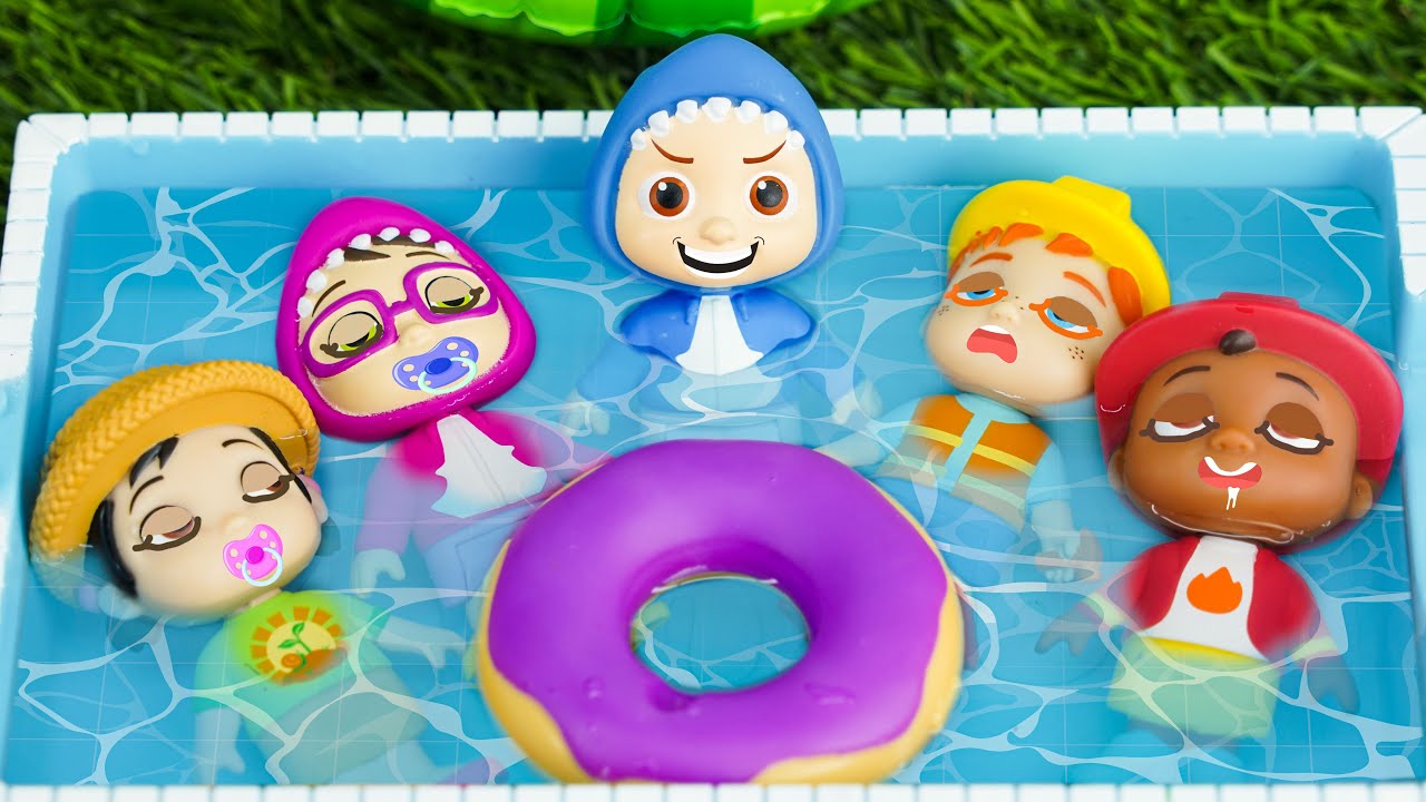 Ten in the Bed (Swimming Pool Version) | CoComelon Toys Nursery Rhymes ...