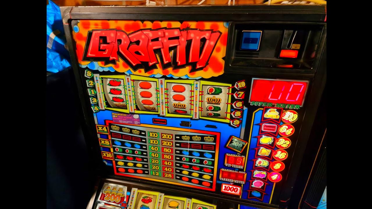 GRAFFITI Gokkast Barcrest 1991 (Dutch Slot Machine) - YouTube
