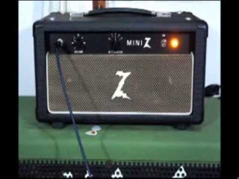 DR Z Mini Z head guitar amplifier with Fender Stratocaster - YouTube
