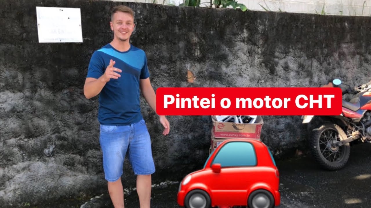 COMO PINTAR UM MOTOR ?! MOTOR CHT - YouTube