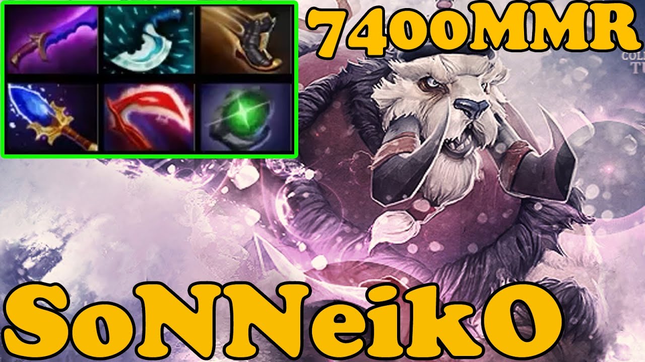Dota 2 - SoNNeikO 7400 MMR Plays Tusk - Pub Match Gameplay - YouTube