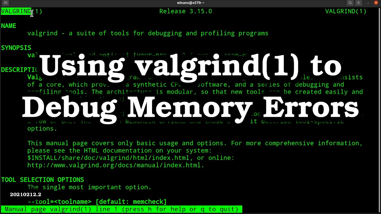 How To Use Valgrind Youtube