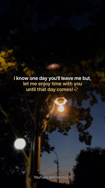 I know one day you'll leave me 🙂🩹 ️||#shorts #love - YouTube