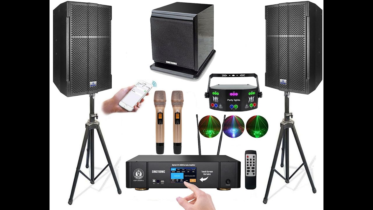 Hướng dẫn set up 4000W Youtube Karaoke System with Digital Mixing ...