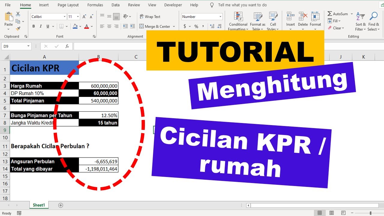 Cara Mudah Menghitung Cicilan KPR - YouTube