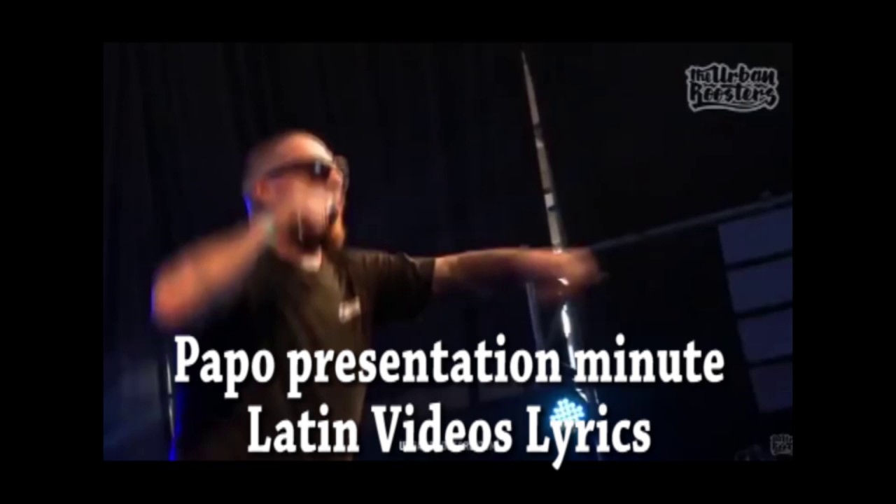 GREAT PRESENTATION MINUTE OF RAPPER PAPO FREESTYLE WITH ENGLISH ...