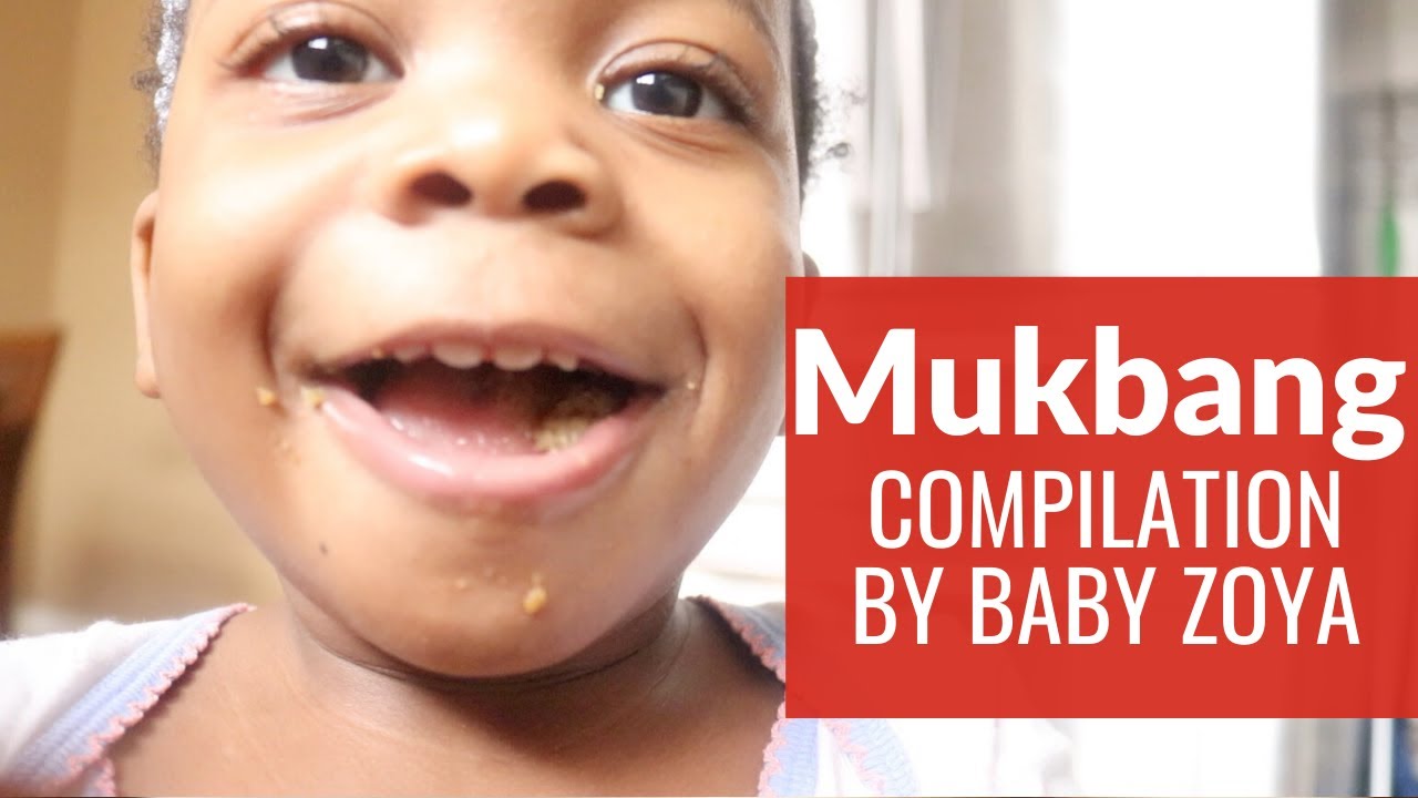 Baby Mukbang Compilation - 20 months of Mukbang in 6 minutes - YouTube