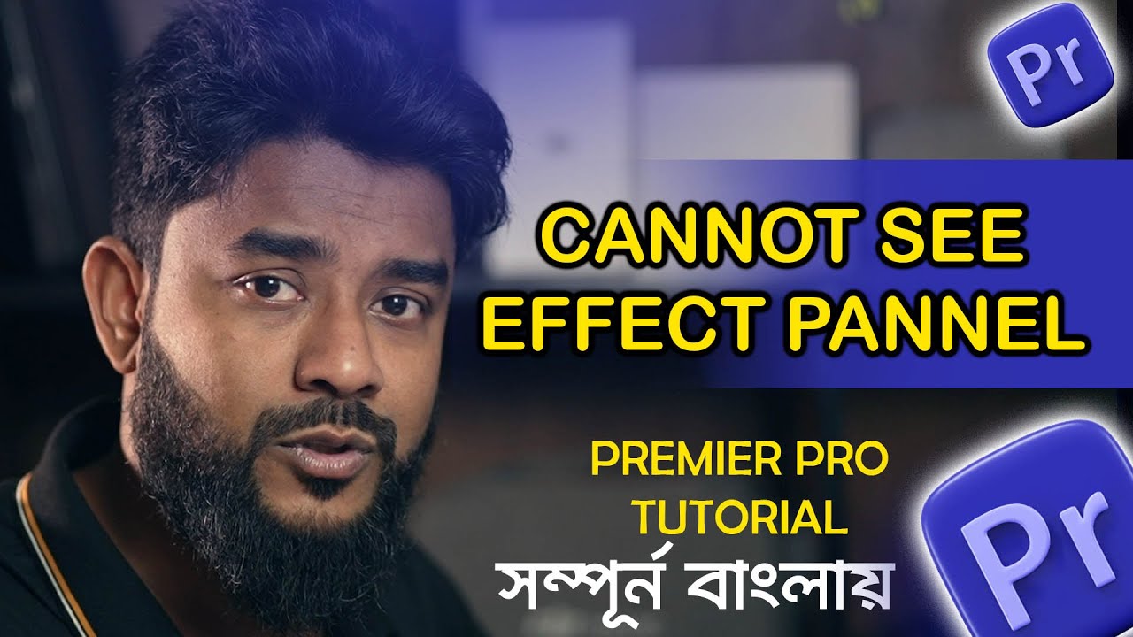 How to show effects panel in Adobe premiere pro? - YouTube
