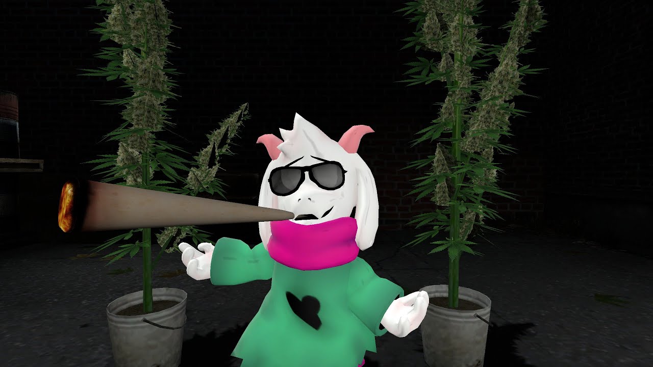 Ralsei smokes weed then dies GMOD EDITION - YouTube