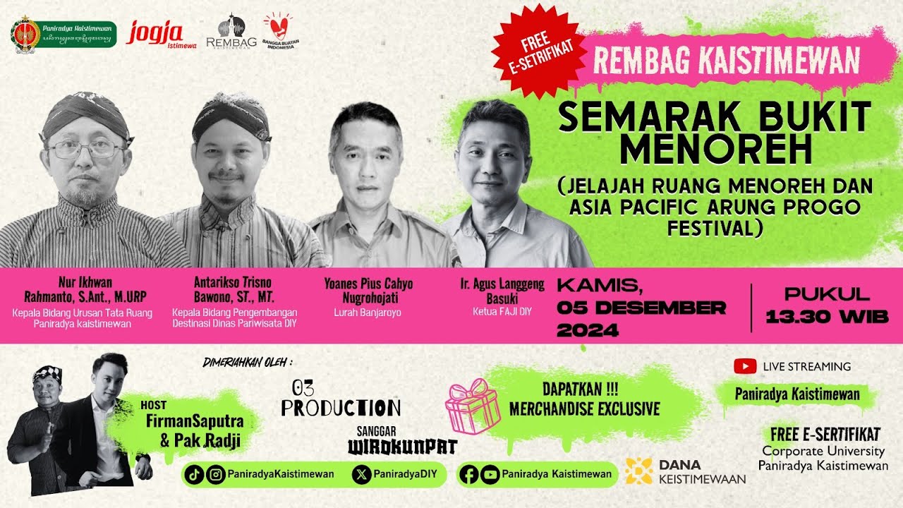 Rembag Kaistimewan - Semarak Bukit Menoreh (Jelajah Ruang Menoreh dan ...