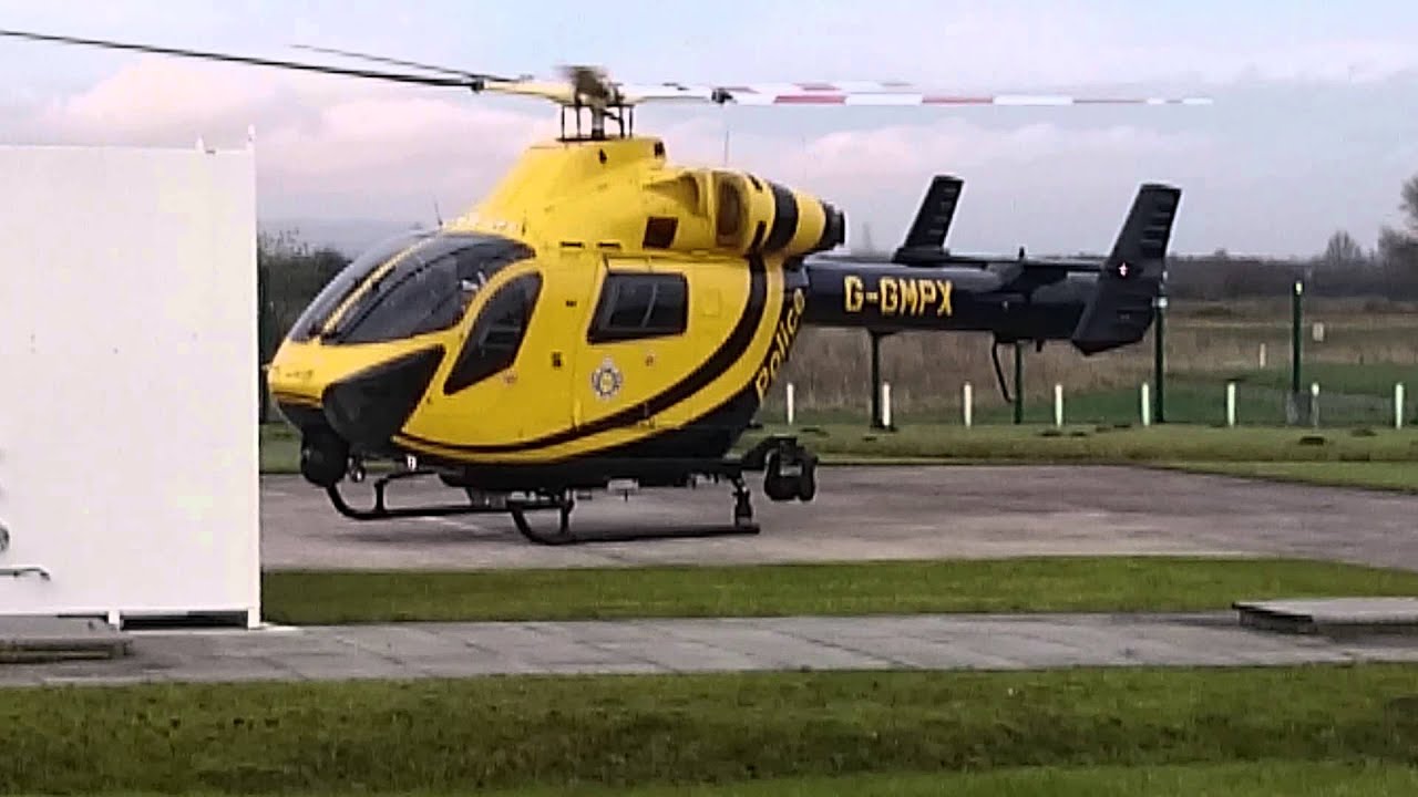 Gmp Helicopter NPAS 21 LANDING at Barton - YouTube