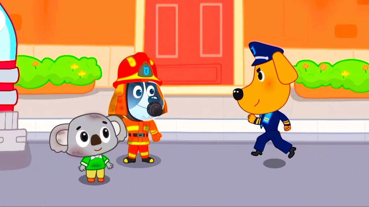 Police save the rat from the fire #20 | Safety Sheriff Labrador Safety ...