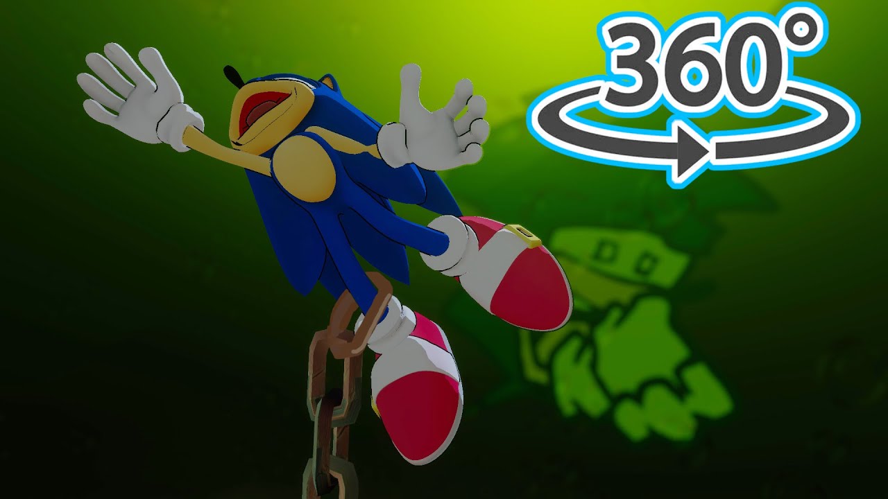 Sonic Underwater Drowning 360° Sink Below The Depth Animated - YouTube