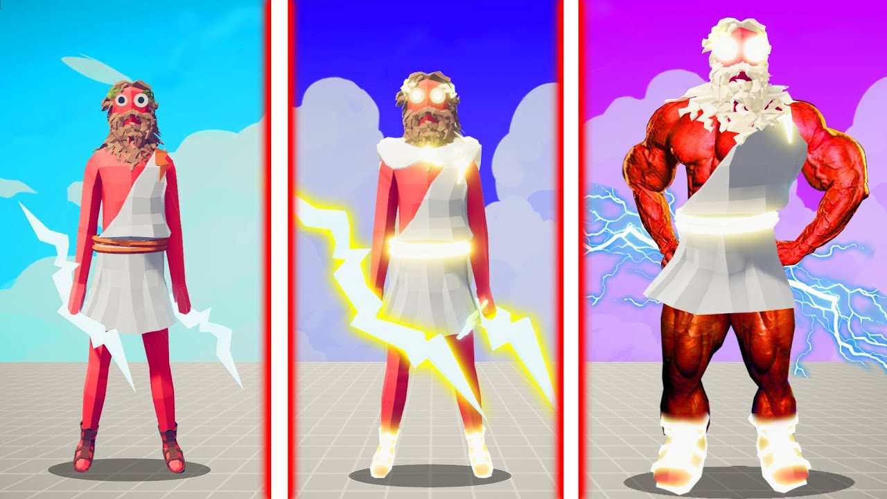 EVOLUTION OF ULTIMATE ZEUS | TABS - Totally Accurate Battle Simulator ...