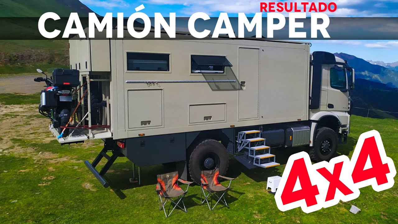 ¡CAMIÓN CAMPER 4x4! - Mercedes Benz DAKAR - MONSTER TRUCK - YouTube