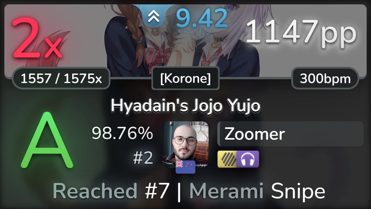 9.4⭐Zoomer | Inugami Korone & Nekomata Okayu - Hyadain's Jojo Yujo ...