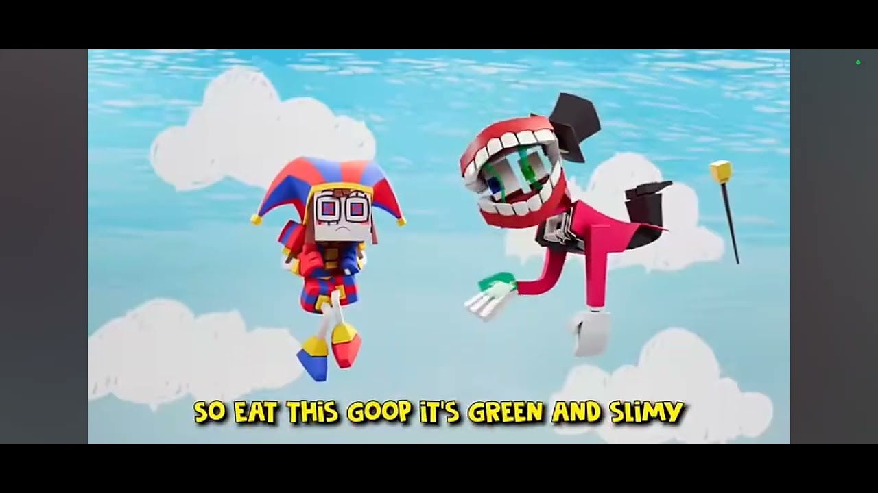 the amazing digital circus con letras - YouTube