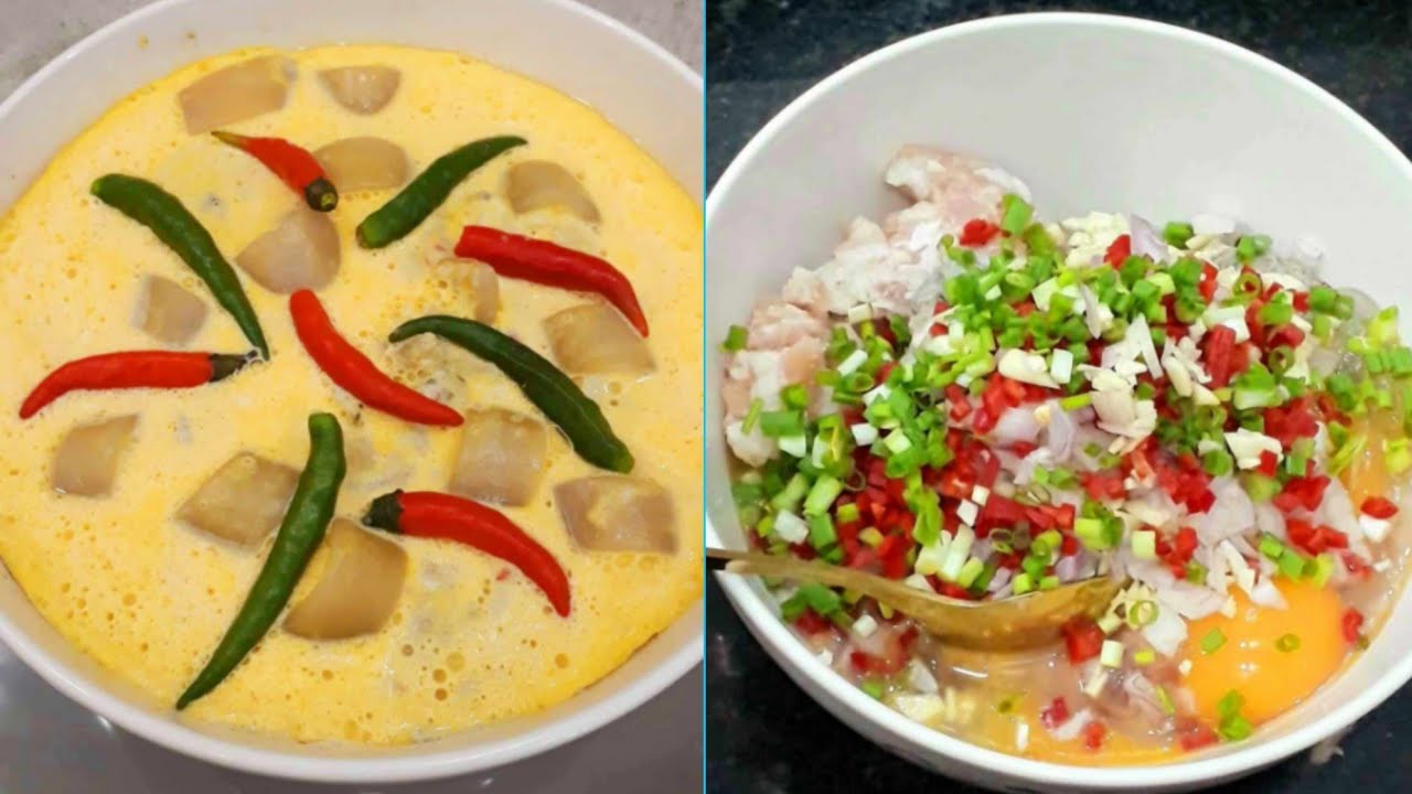 ប្រហុកចំហុយសាច់ជ្រូកចិញ្រ្ចាំរសជាតិឆ្ងាញ់. Steam Fish paste with pork ...