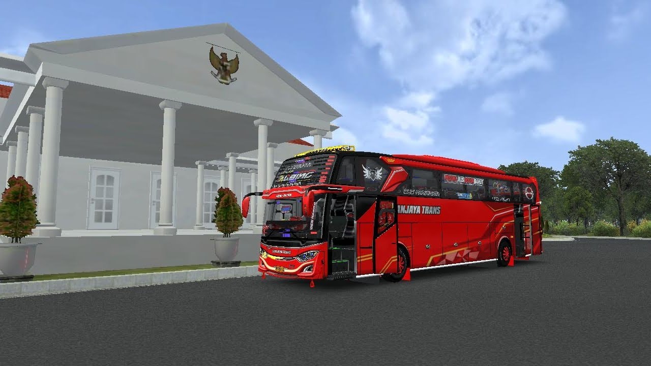 pasang 24 corong atas bus SANJAYA TRANS ALBINO antar anak sekolah ke ...