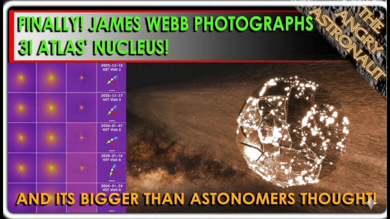 This Changes Everything: James Webb Photographs Atlas Nucleus ...