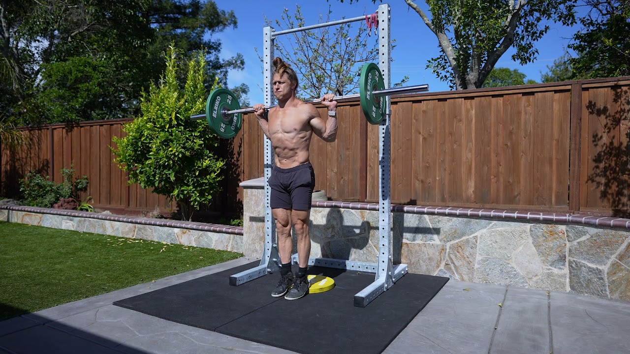 Cyclist Back Squat - YouTube