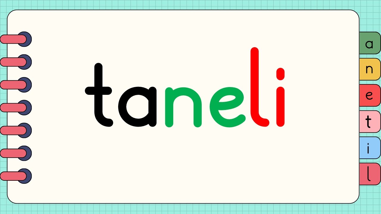 "ANETİL" 1. Grup Sesler Hece Kelime Cümle Oluşturma |1.Sınıf "L" sesi ...