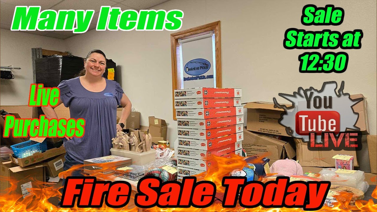 Live Fire sale! Many items, toys clothing, home, decor, and much more ...
