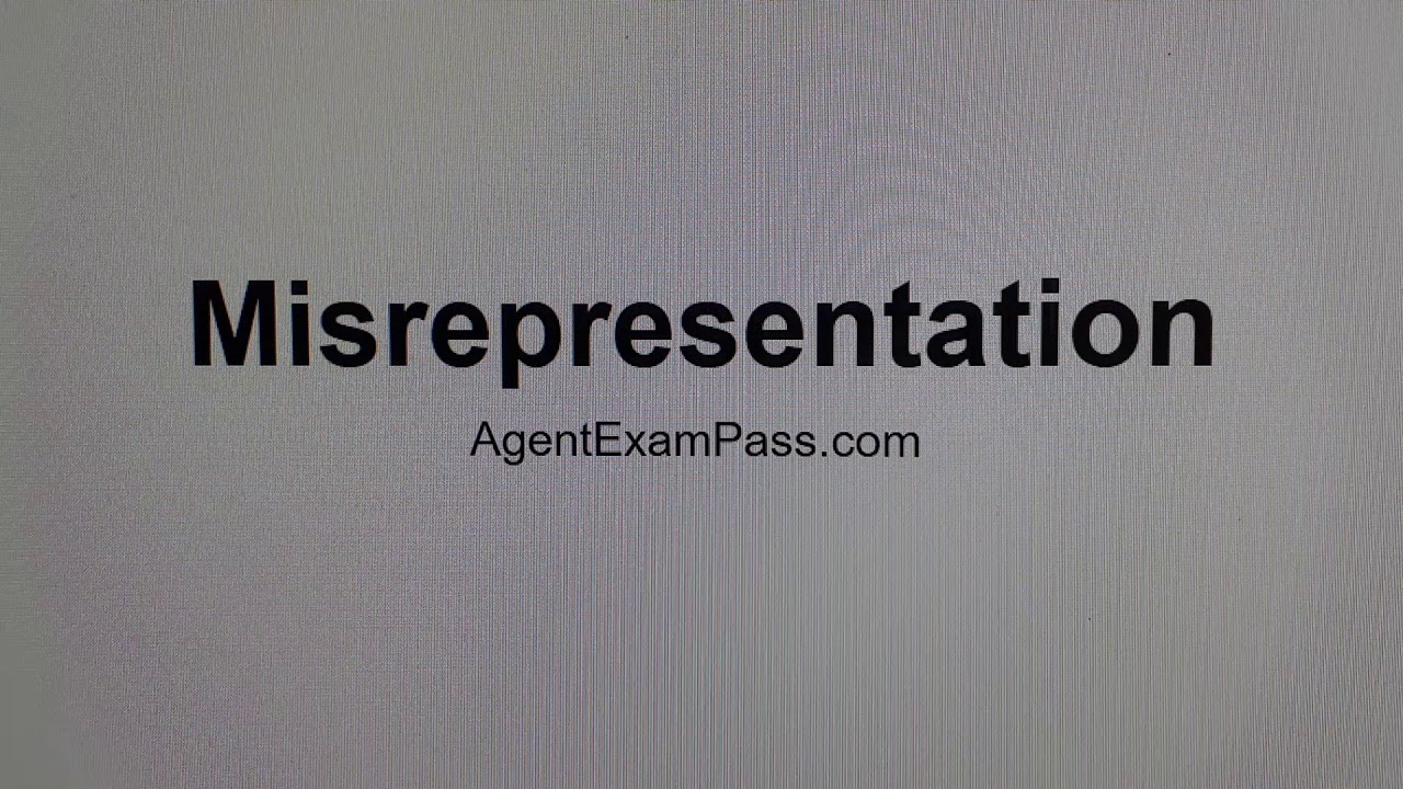 148 misrepresentation Free Real Estate License Exam Words Questions ...