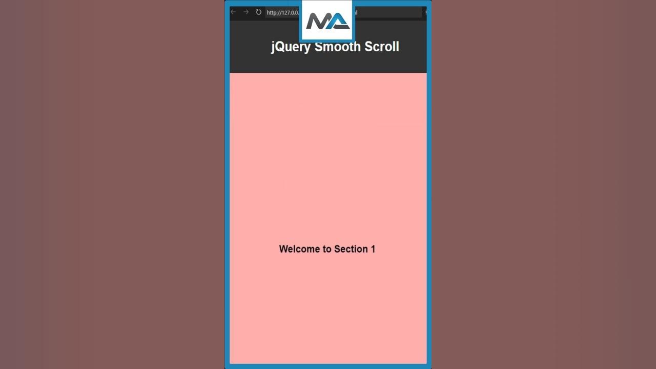 Create a jQuery Smooth Scroll Effect in 60 Seconds! ⏱️ #shorts - YouTube