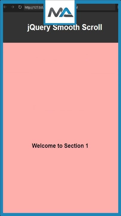 Create a jQuery Smooth Scroll Effect in 60 Seconds! ⏱️ #shorts - YouTube