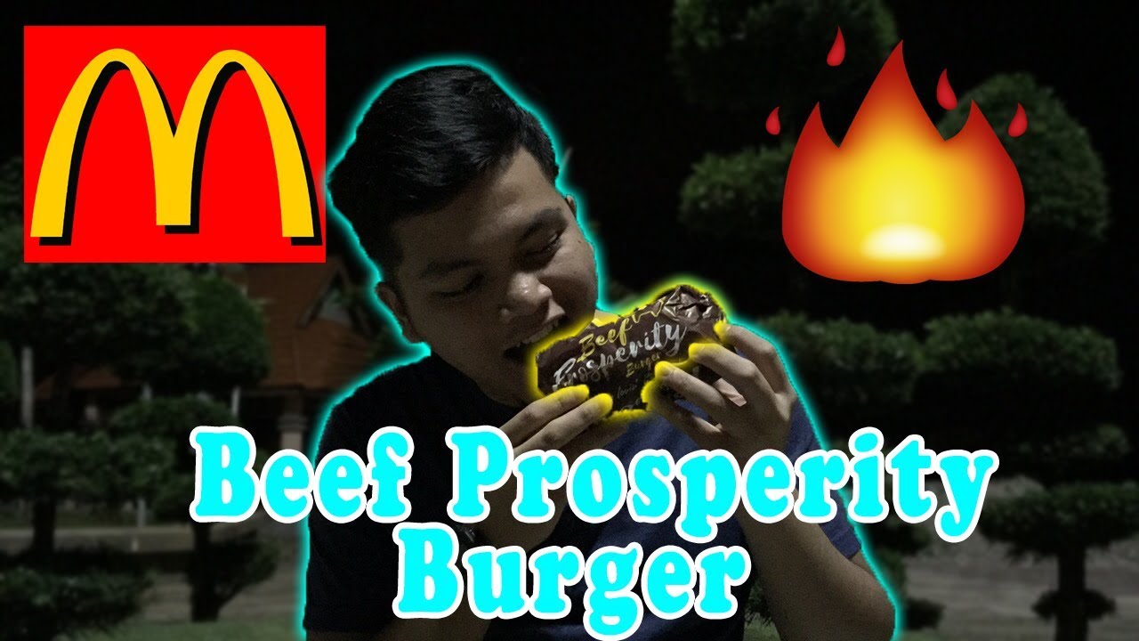 Kenikmatan BEEF PROSPERITY Burger Di Musim Tahun Baru Cina - YouTube
