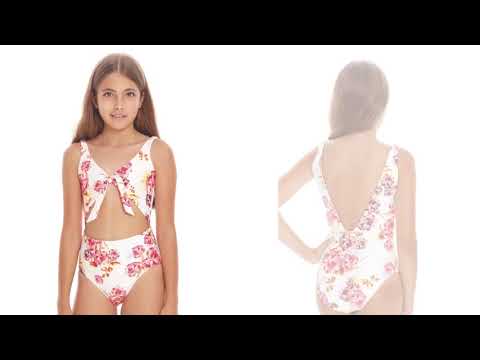 Agua Bendita Oazze Collection - Ruby Kids One Piece