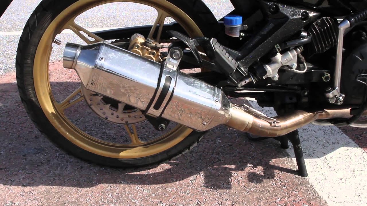 Yamaha Crypton X 135 Exhaust Sound - YouTube