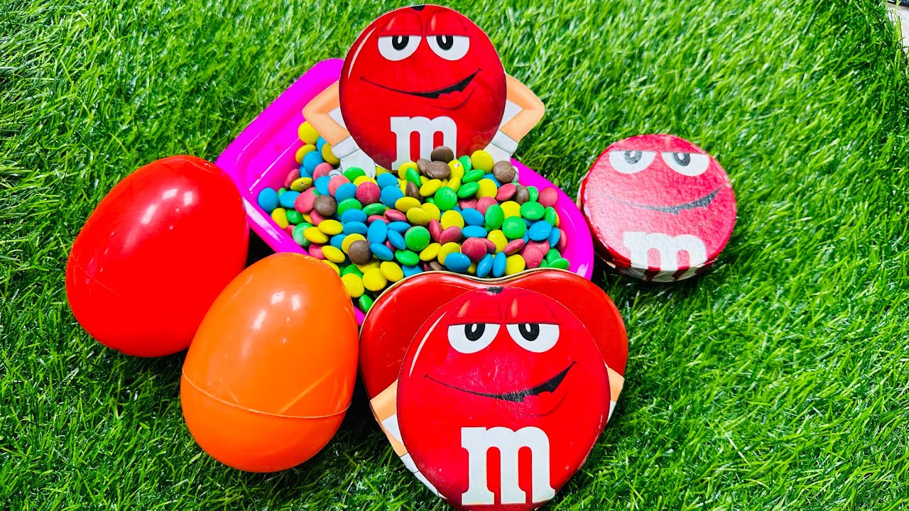 Oddly Satisfying video/ Full of 3 Rainbow Bathtubs Candy with M&m’s# ...