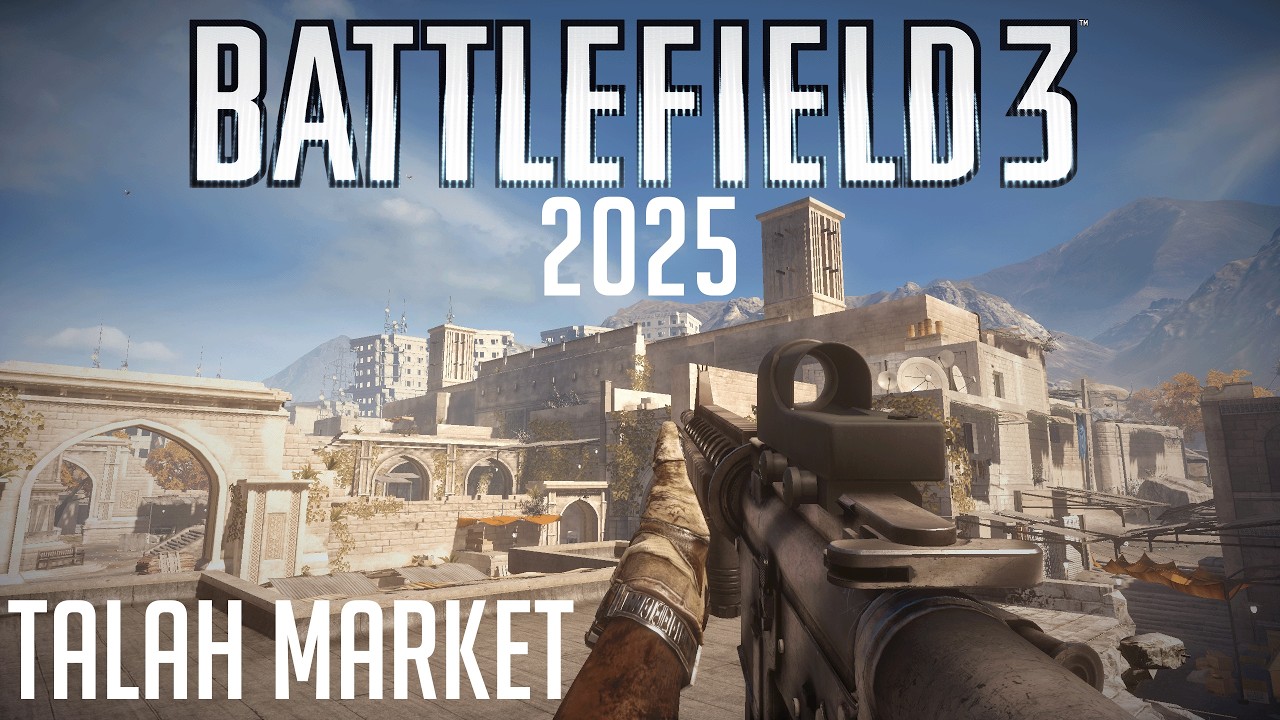 The BEST Infantry Rush Map in Battlefield 3 - Talah Market - YouTube