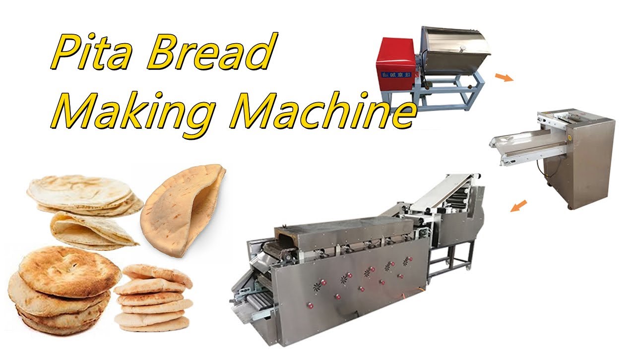 automatic Arabic Lebanese bread production line pita bread making ...