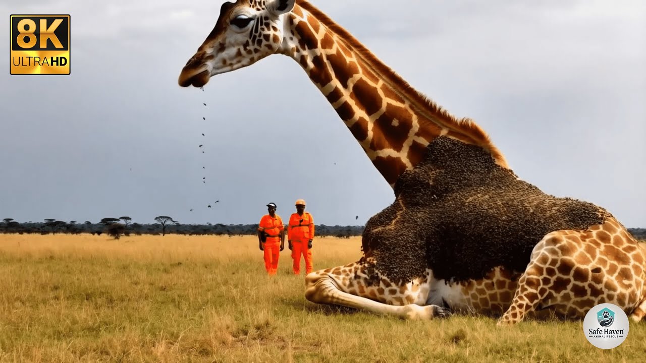 Giraffe Under Attack by MILLIONS of Bees! | Unbelievable Wildlife ...
