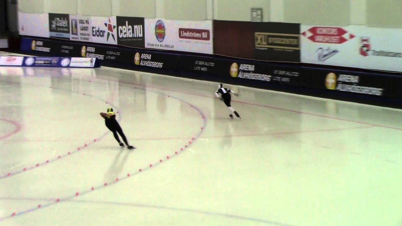 Kevin Jacobsson & Jesper Holmberg 500m Novemberlöpet - YouTube
