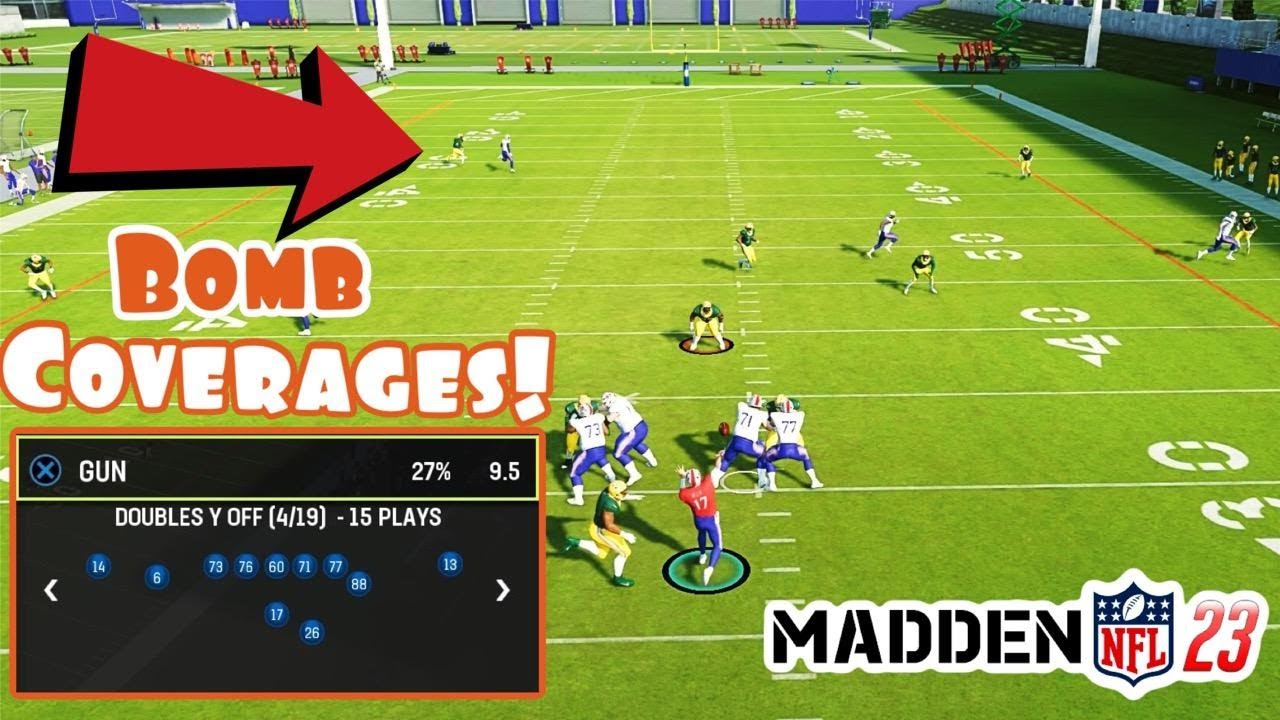 Bomb Coverages Using This Formation In Madden 23! | Doubles Y Off ...